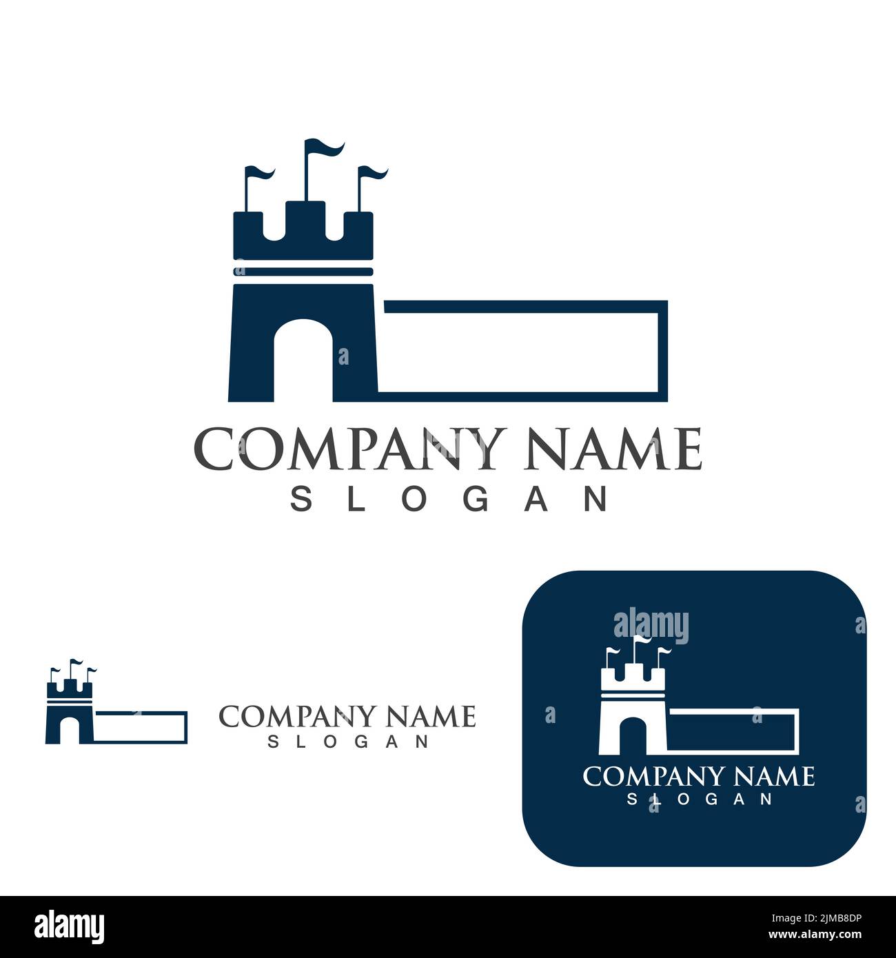 Fortress logo and symbol Stock Vector Image & Art - Alamy