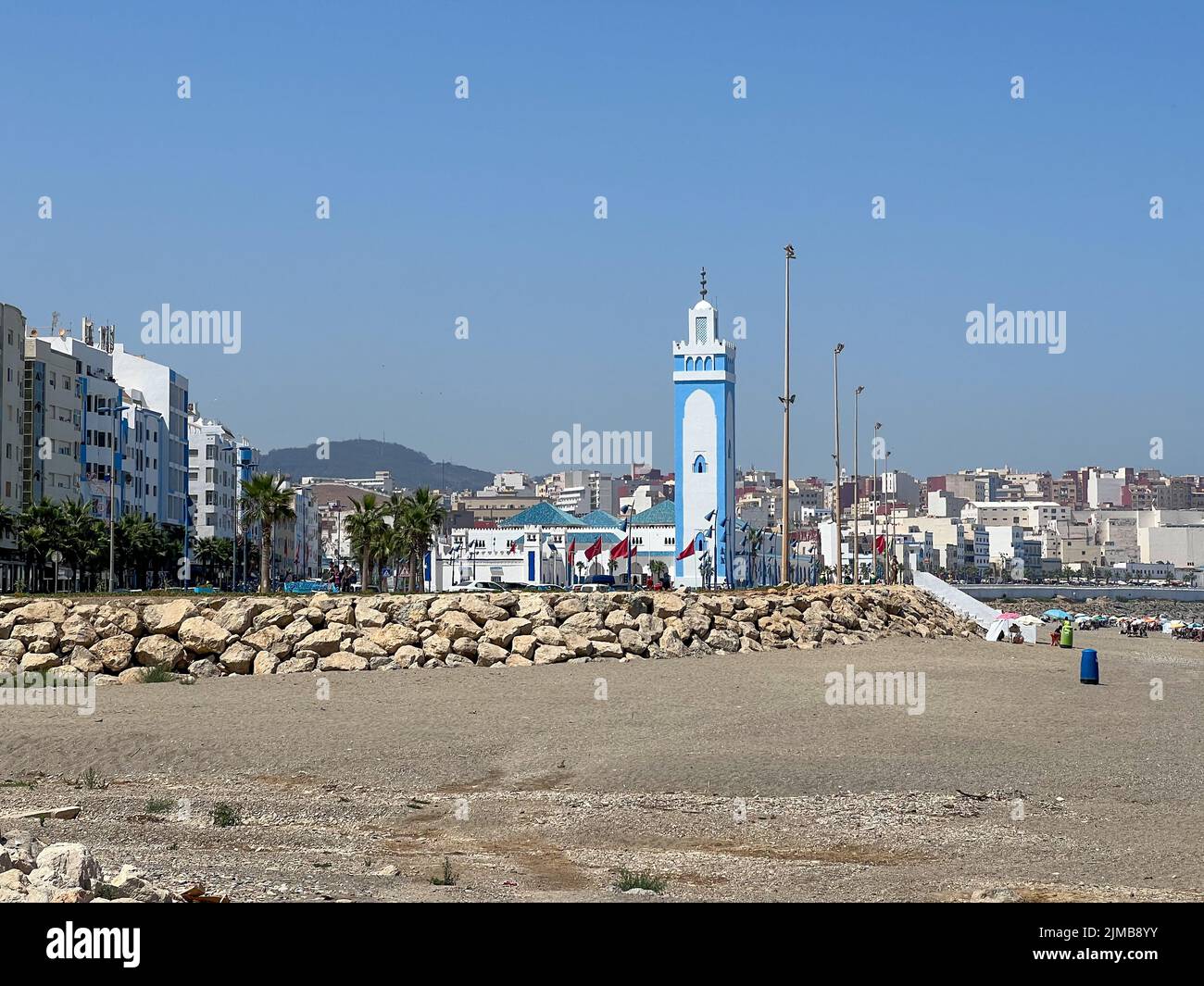 Mohammed VI mosque in Fnideq, Morocco Stock Photo - Alamy