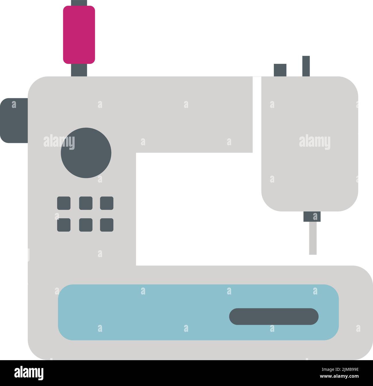 Sewing machine clipart Stock Vector Images - Alamy