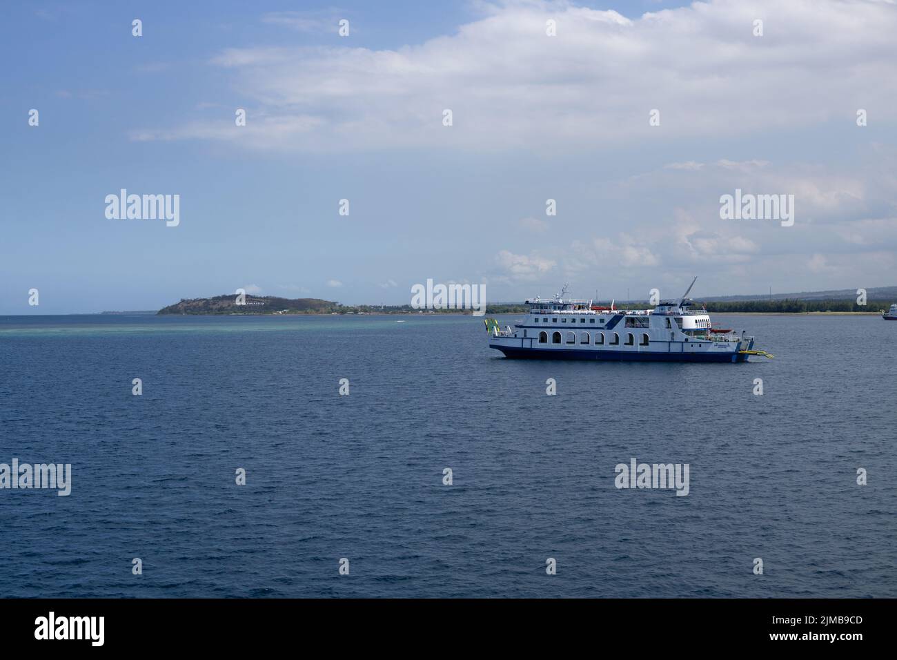 Poto Tano, West Sumbawa, Indonesia - July 9, 2022: ASDP ferry ships ...
