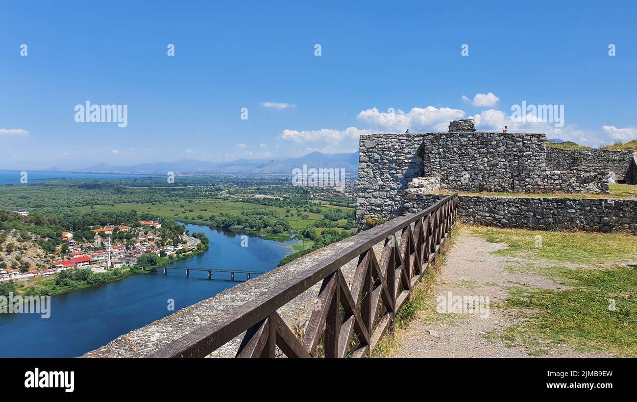 The ruins of Rozafa castle in Albania Stock Photo - Alamy