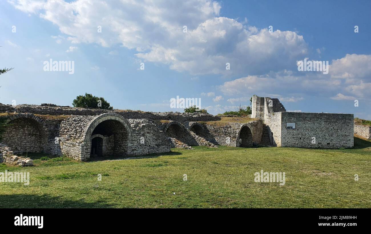 The ruins of Rozafa castle in Albania Stock Photo - Alamy