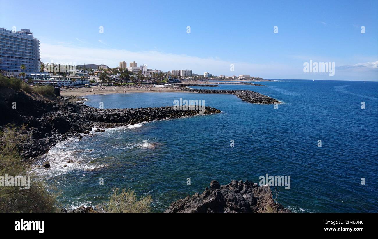 Tenerife - May 2018: Playa de El Bobo & Playa de Troya Stock Photo - Alamy