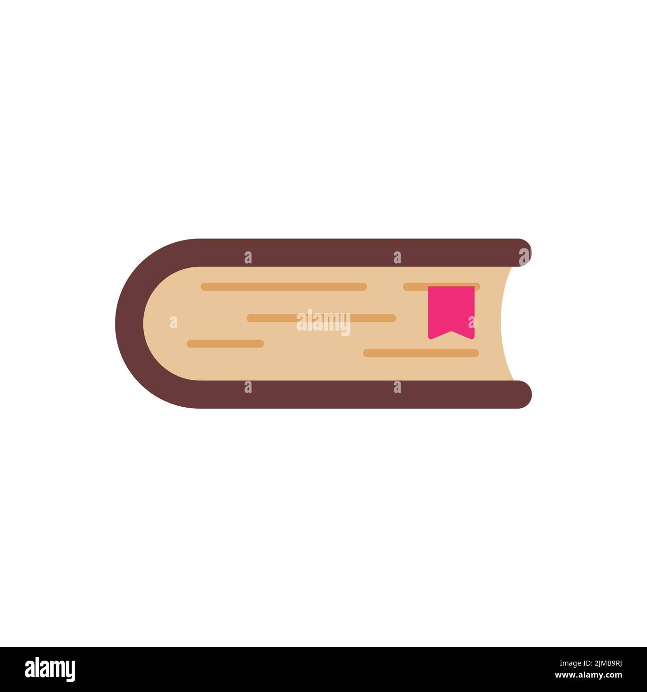 Single book icon with side view for your design Stock Vector Image ...