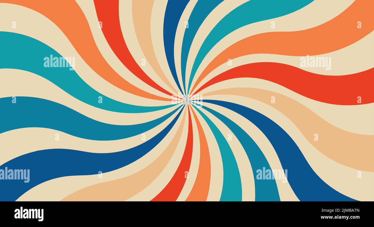 Colorful starburst retro background design. Abstract ray wallpaper ...