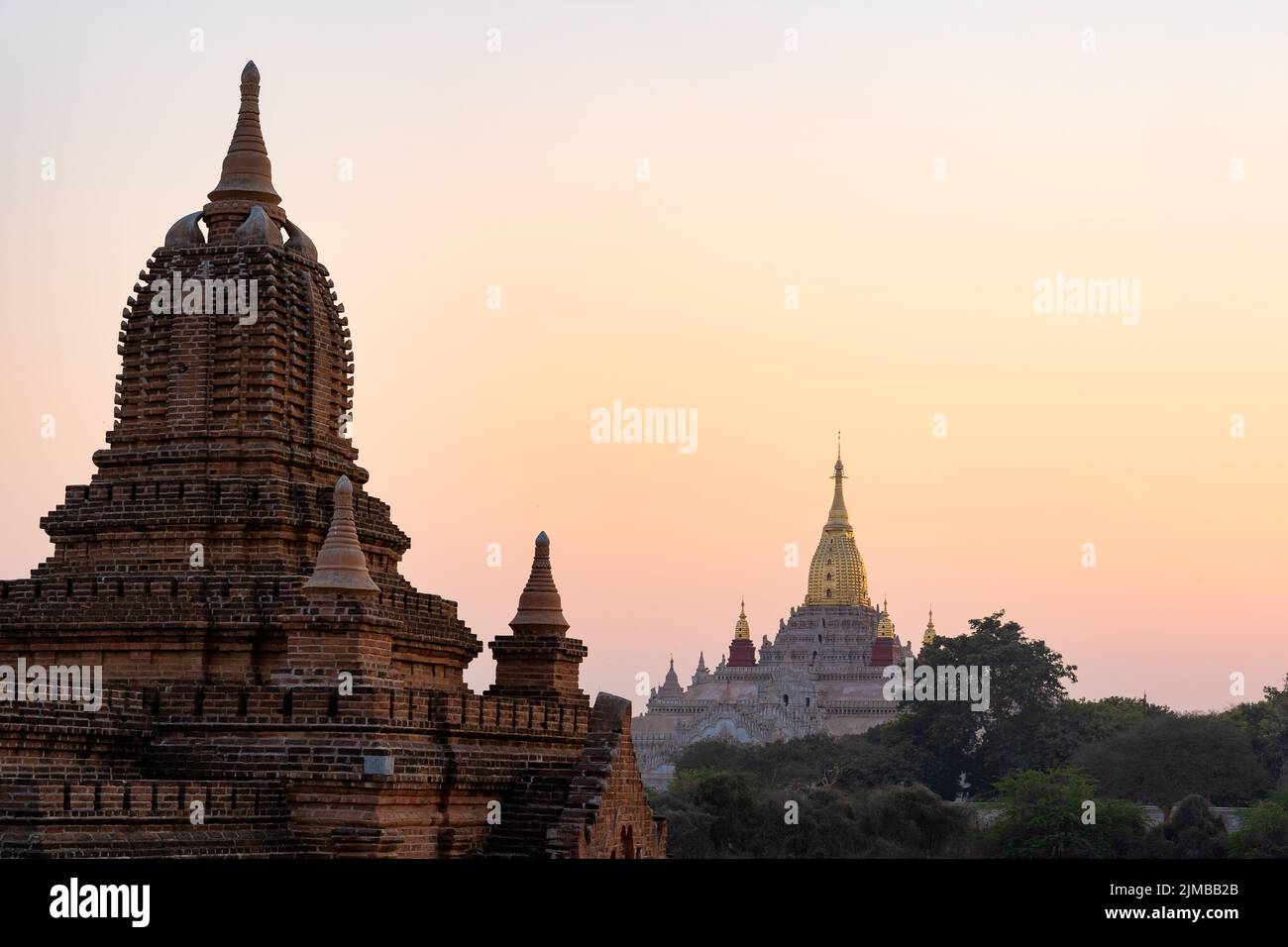 The Ananda Temple in Bagan, Myanmar (Burma Stock Photo - Alamy