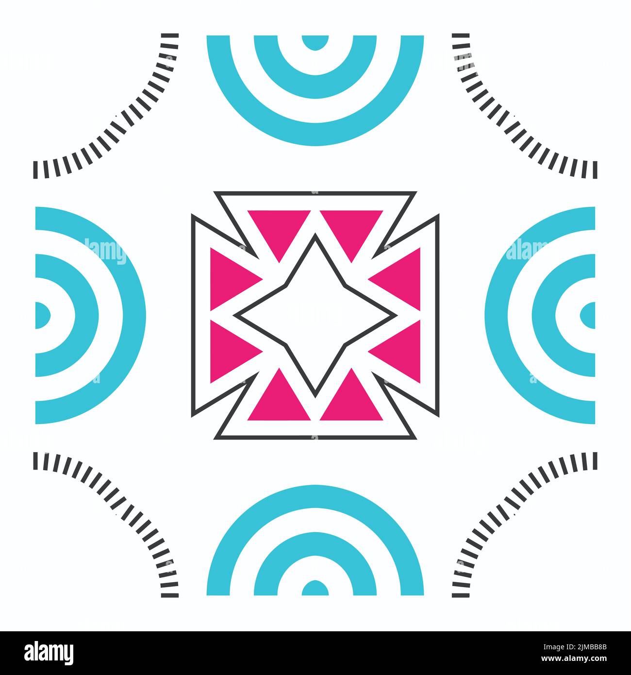Octagon tile seamless background vector image Stock Vector Image & Art ...