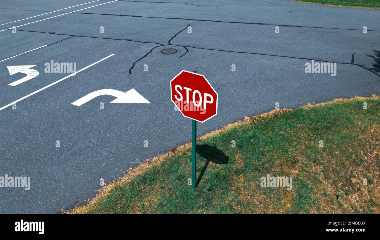 Sign aerial hi-res stock photography and images - Alamy