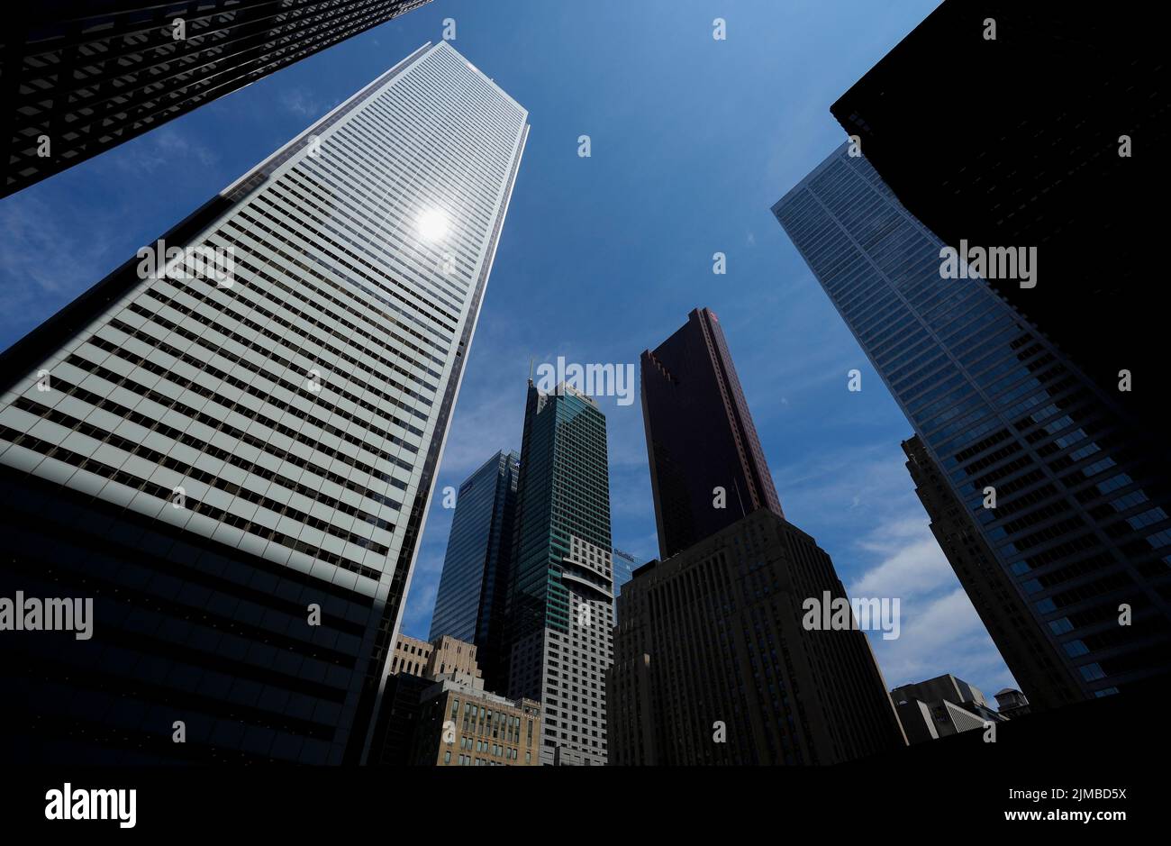 The Bay Street Financial District is shown in Toronto on Friday, August ...