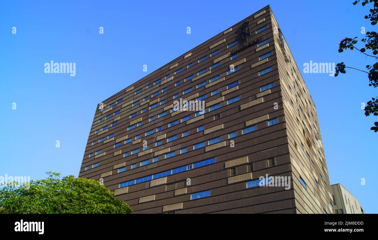 Modern apartment building mall hi-res stock photography and images - Alamy