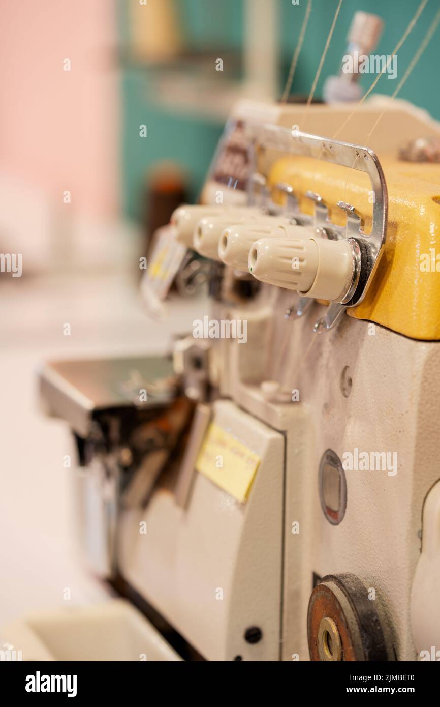 Here at the sewing machine photo hi-res stock photography and images ...