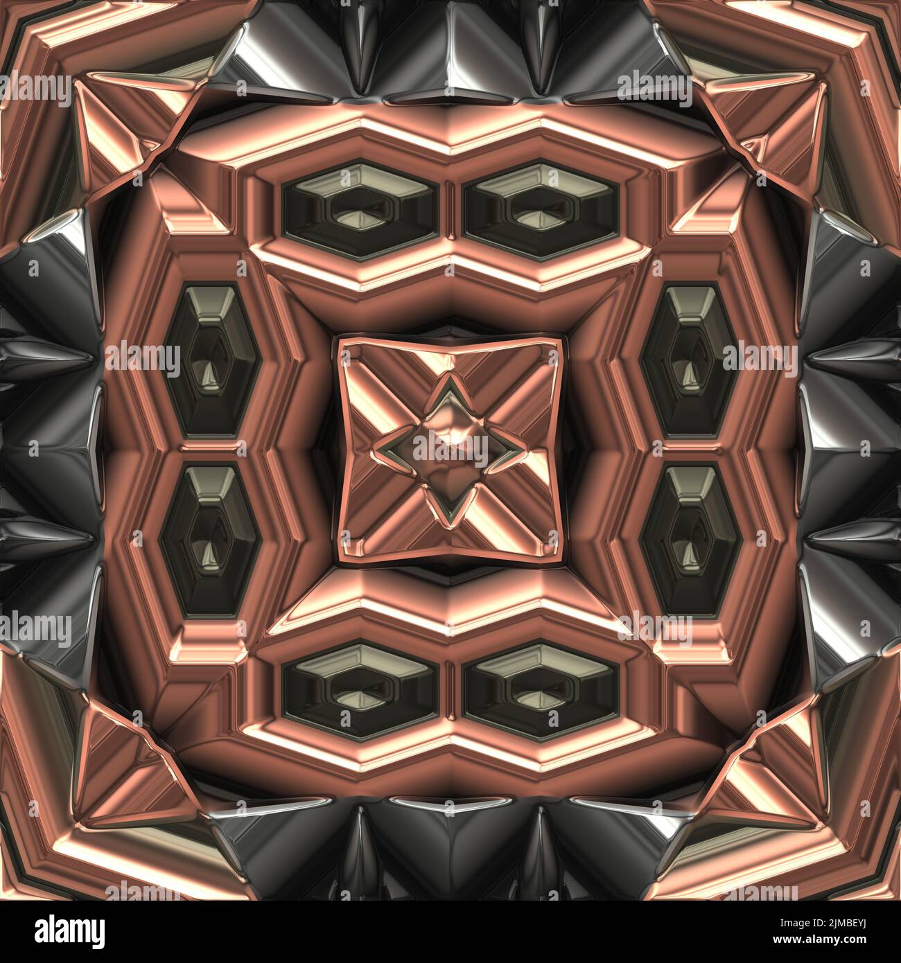 Abstract block shape pattern hi-res stock photography and images - Alamy