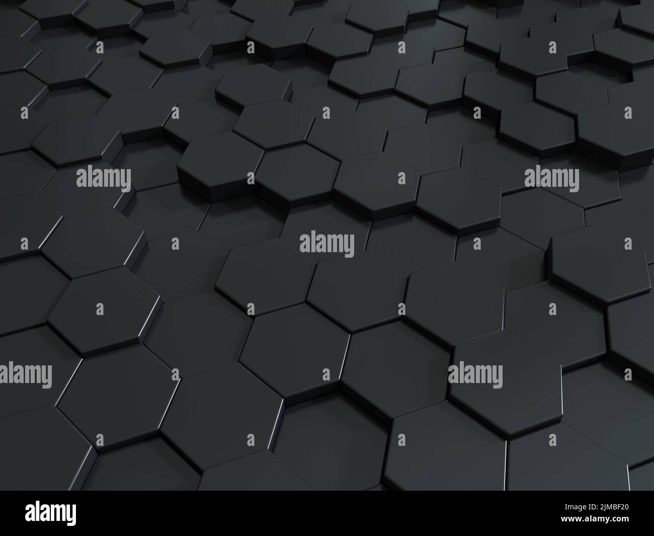 Abstract honeycomb metallic panels 3d background. Metallic hexagonal ...