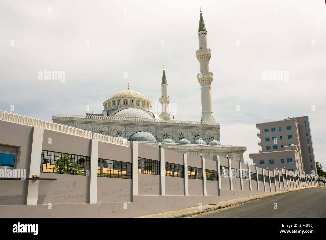 A view of Ali Jimale Mosque building facade in Mogadishu Stock Photo ...