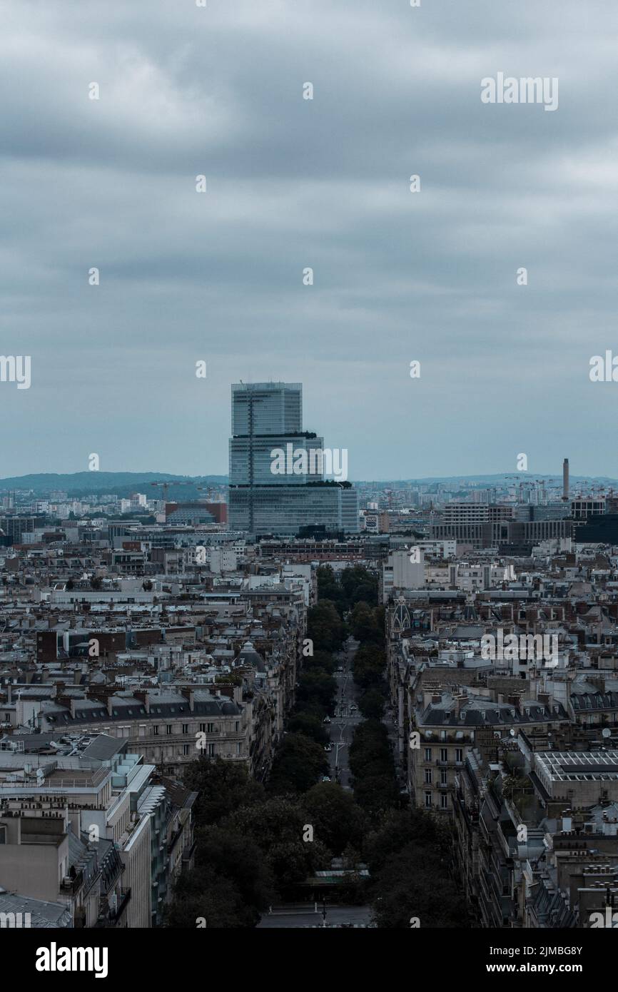 A vertical shot of a modern building in Paris, France Stock Photo - Alamy