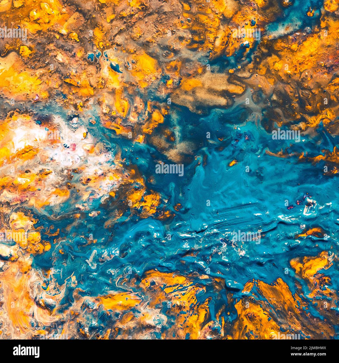 Abstract yellow landscape hi-res stock photography and images - Alamy