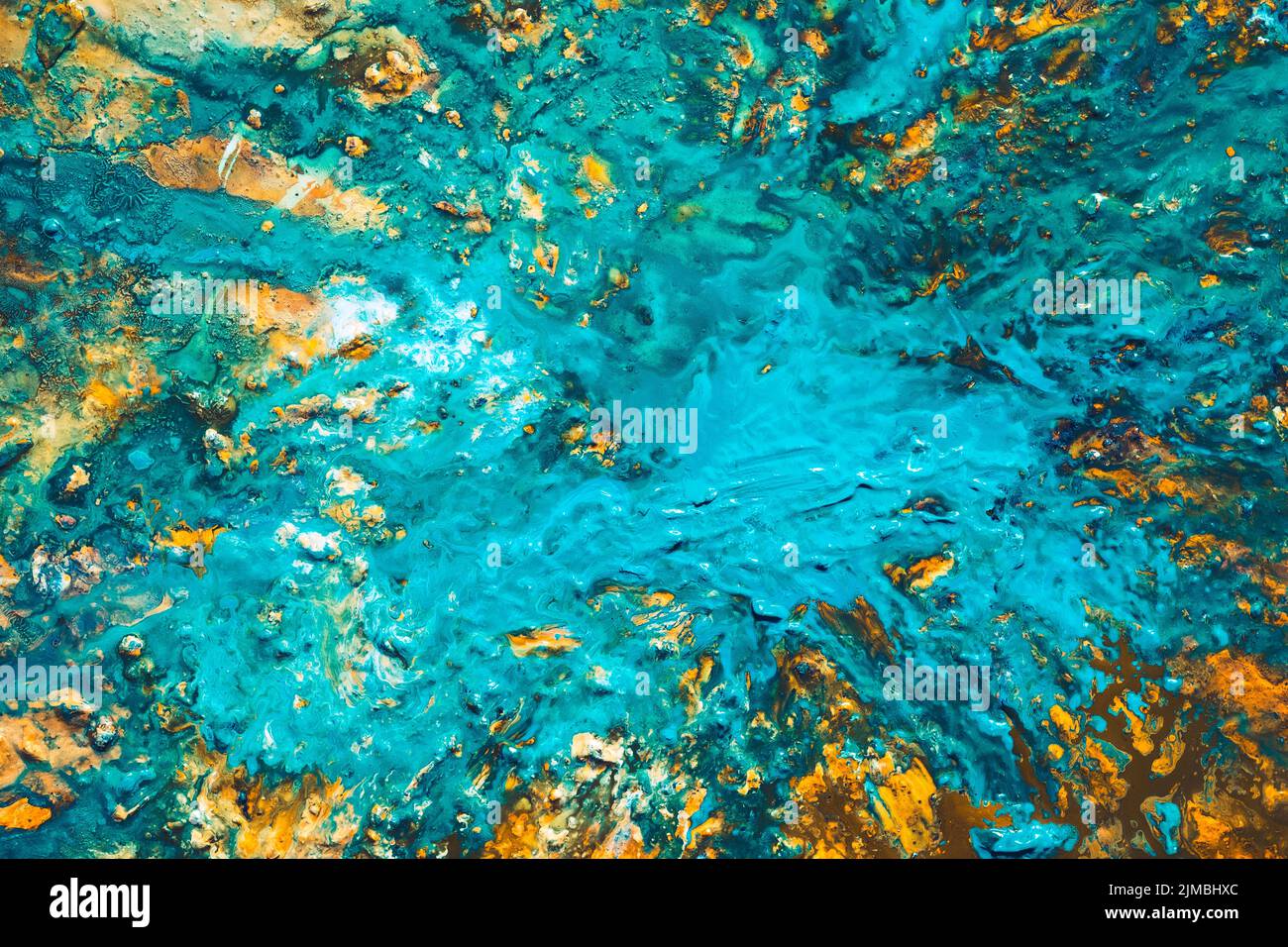 abstract blue acrylic paint background art effect Stock Photo - Alamy