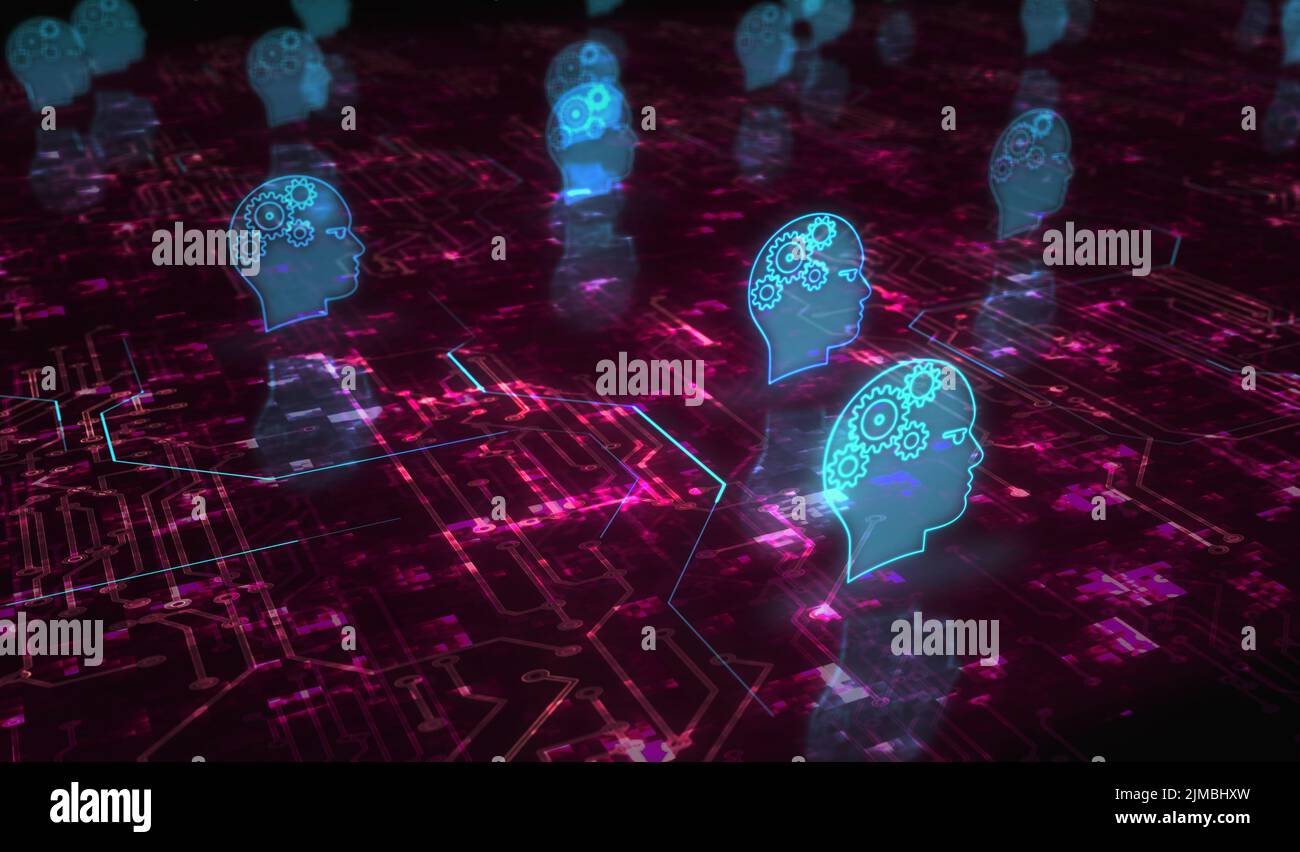 Artificial Intelligence Technology Ai And Deep Learning Symbol Digital Concept Network Cyber