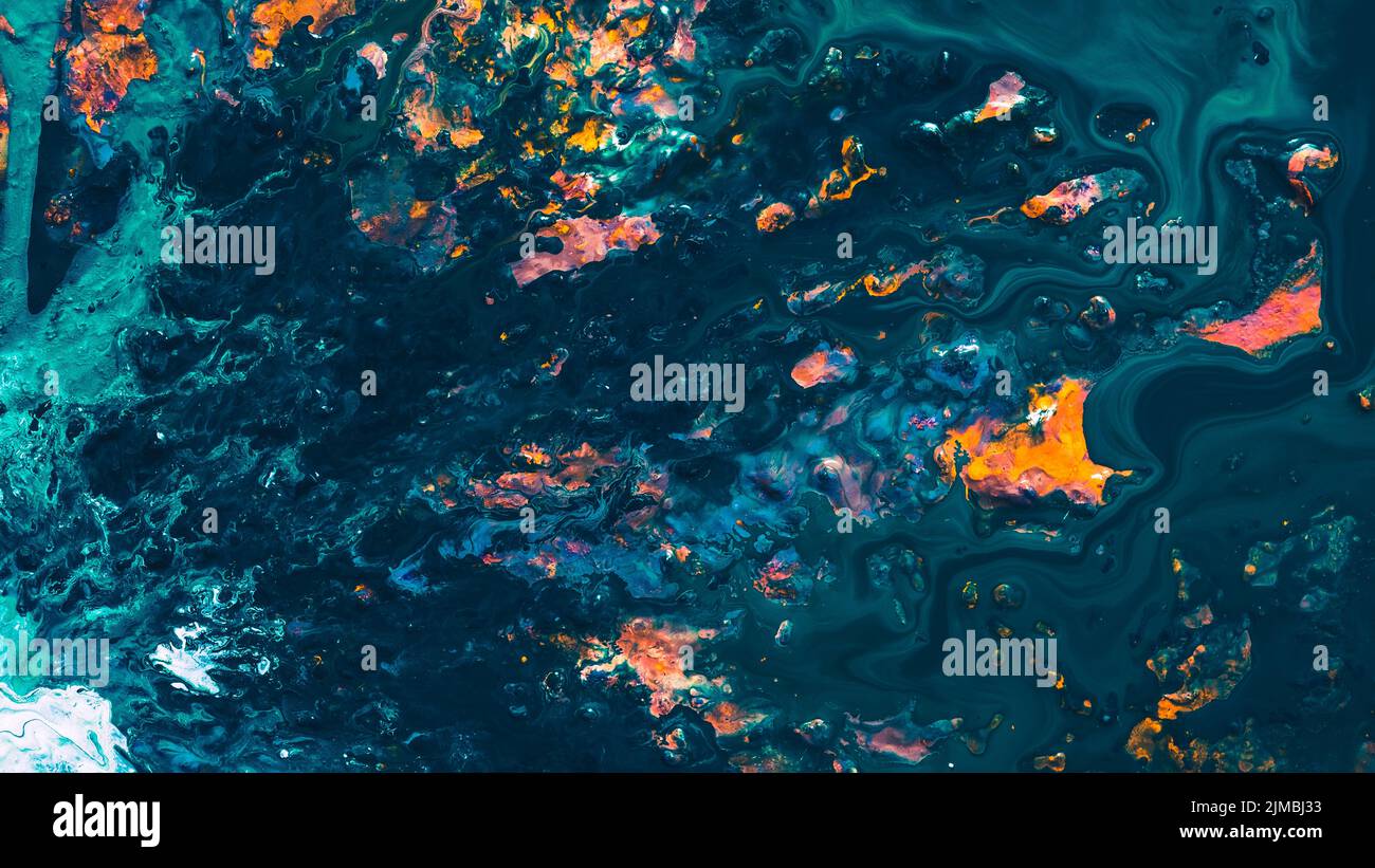 abstract paint background teal texture pattern art Stock Photo - Alamy