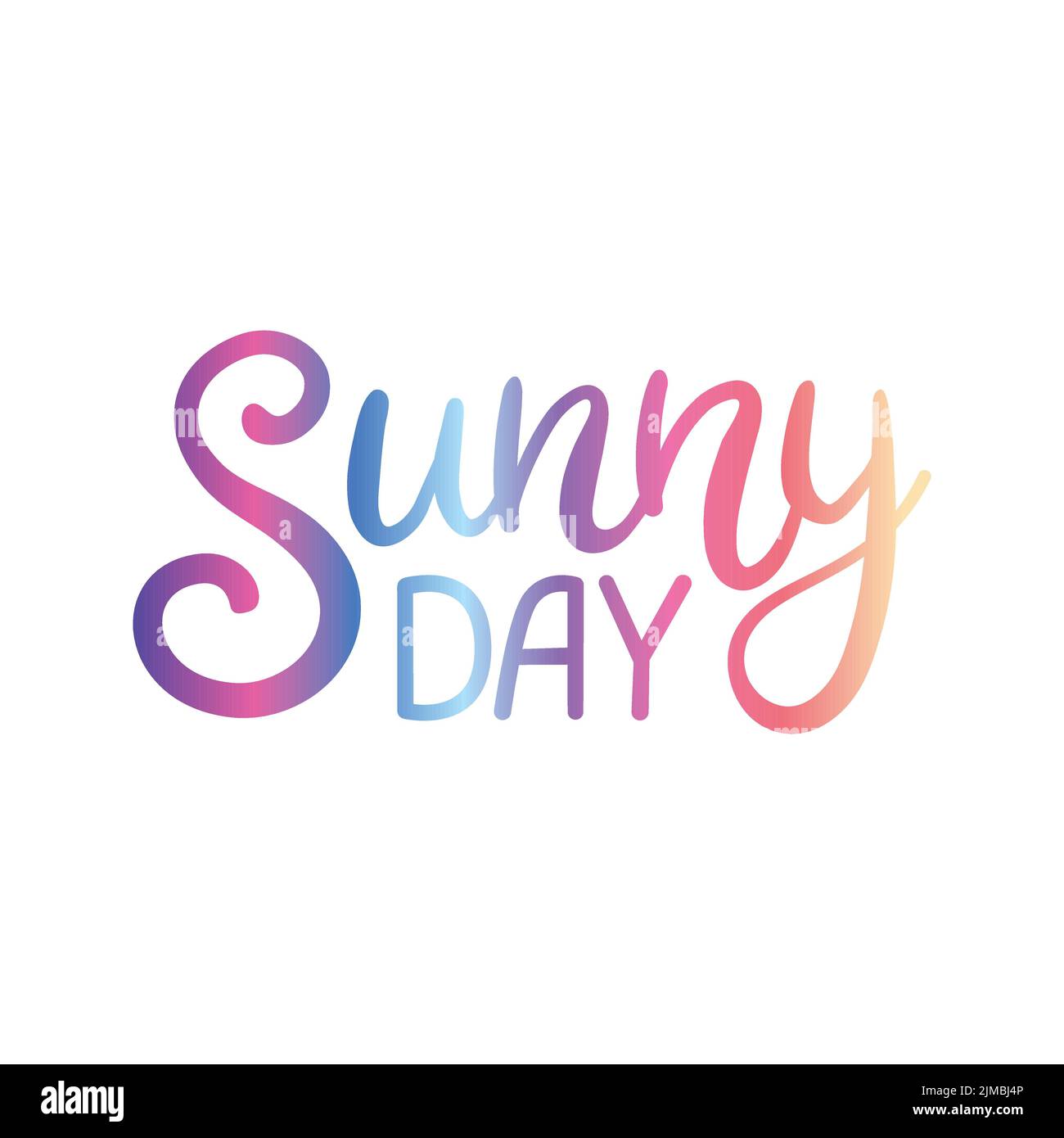 Brush lettering composition of Summer Vacation isolated on white ...