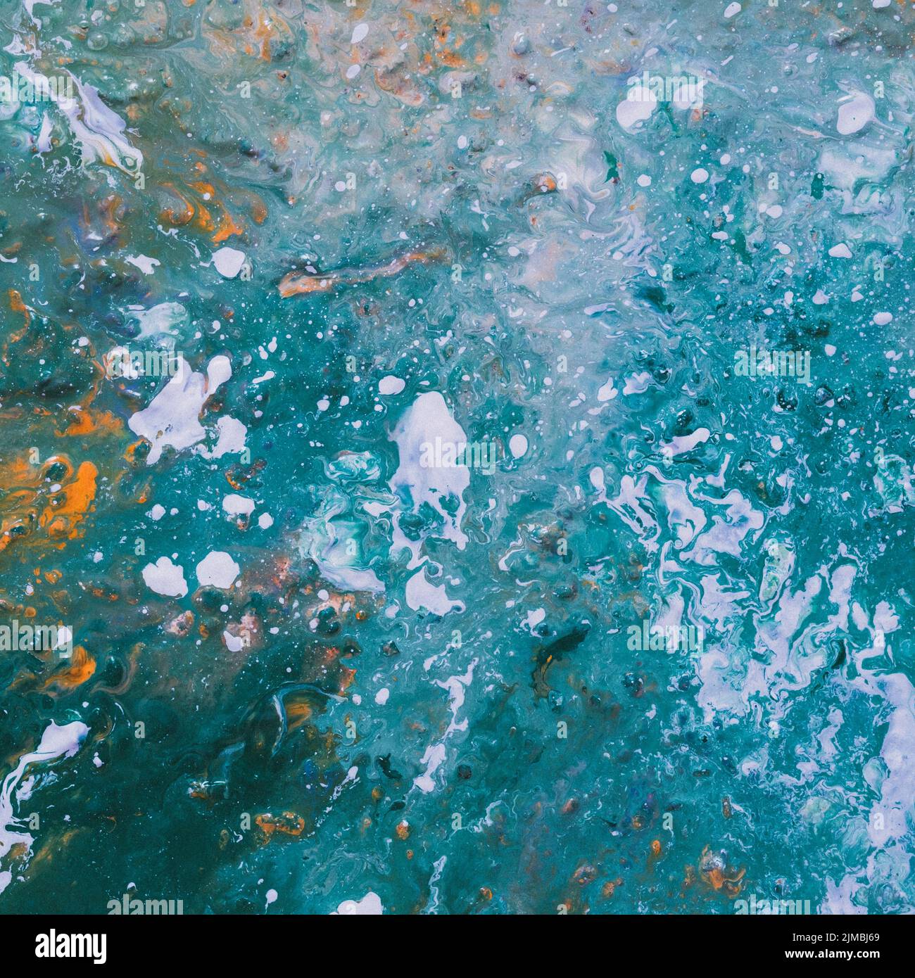 Blue ink paint earth hi-res stock photography and images - Alamy