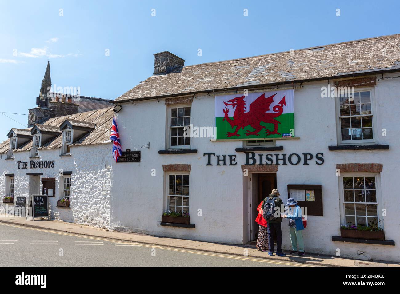 The Bishops, pub restaurant, St Davids, Pembrokeshire, Wales, UK Stock ...