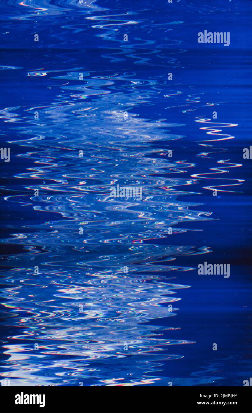 blue moonglade ripple water abstract background Stock Photo - Alamy