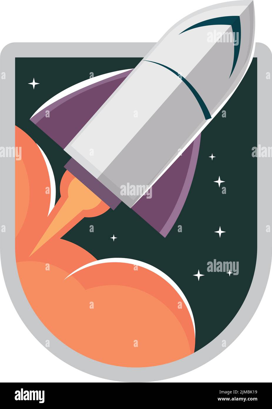 space spaceship label Stock Vector Image & Art - Alamy