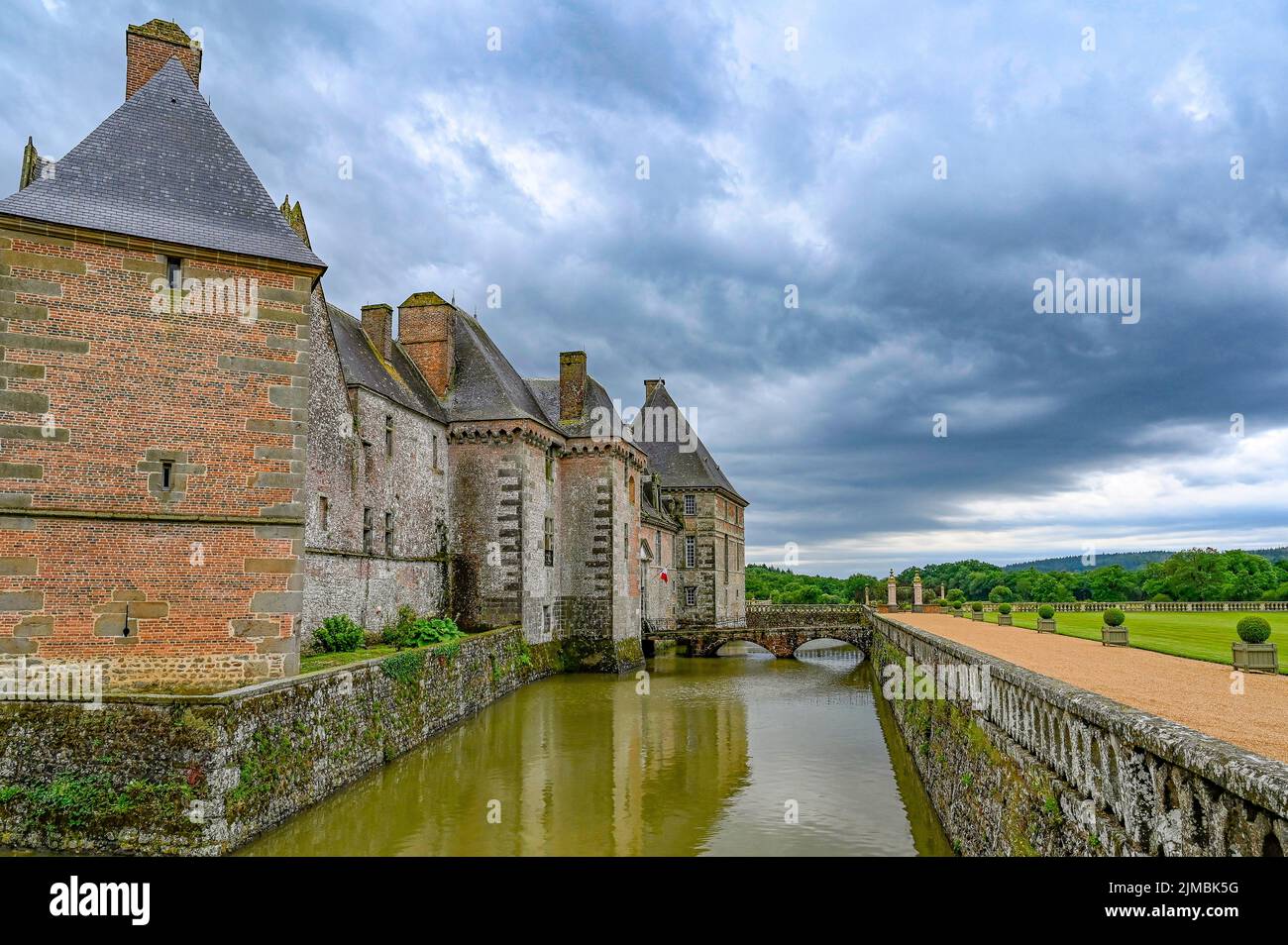 Carrouges castle hi-res stock photography and images - Alamy