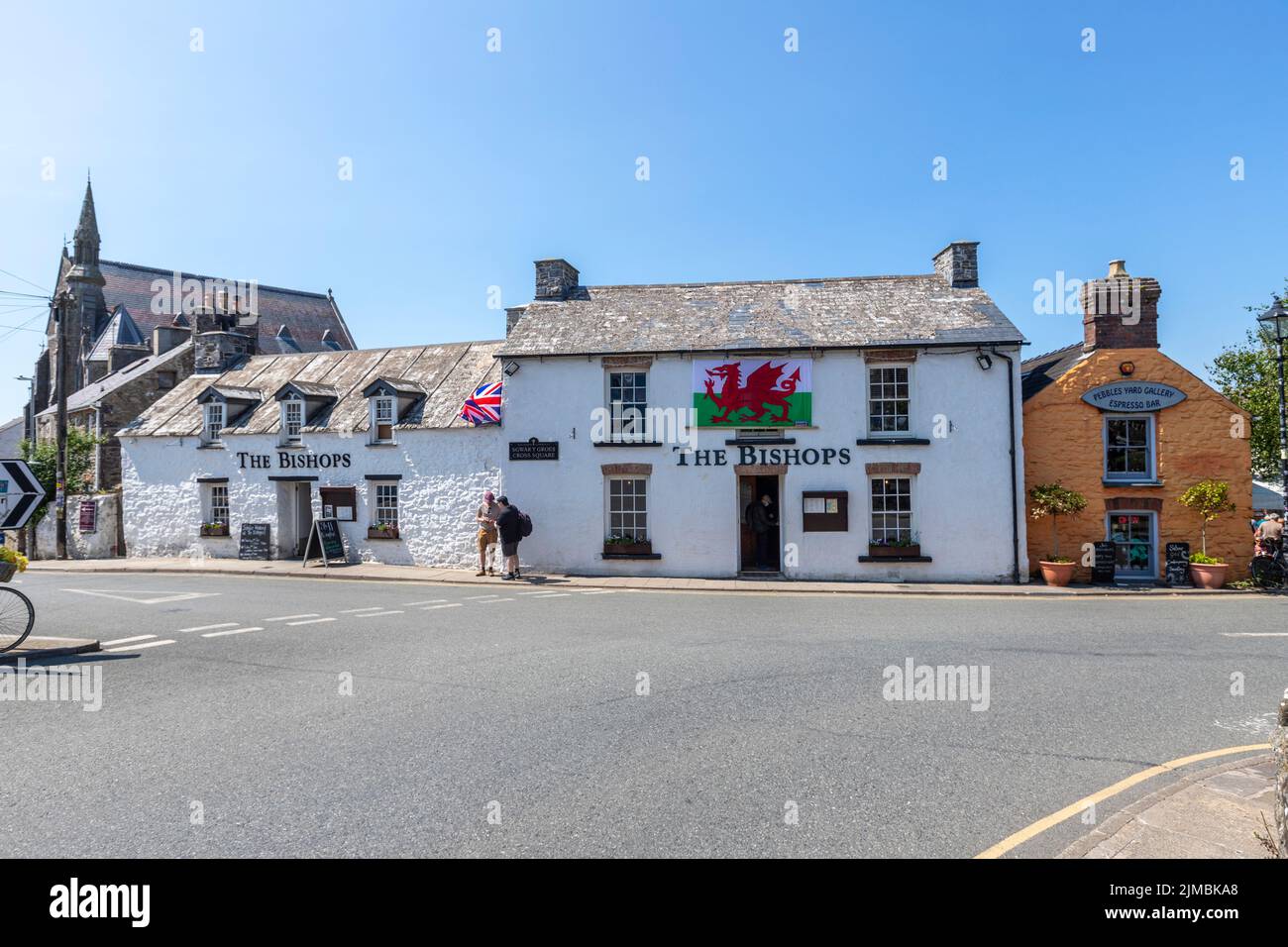 The Bishops, pub restaurant, St Davids, Pembrokeshire, Wales, UK Stock ...
