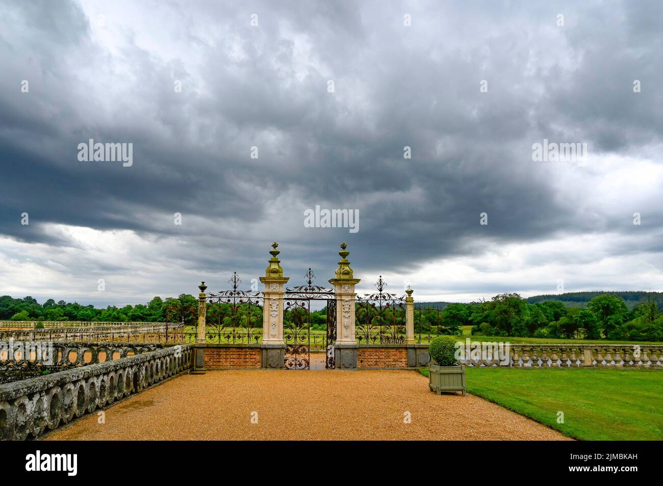 The Norman castle Château de Carrouges served as a stronghold during ...