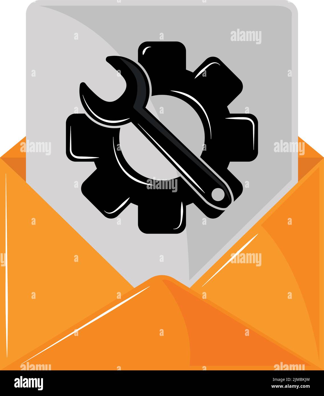technical service maintenance email Stock Vector Image & Art - Alamy