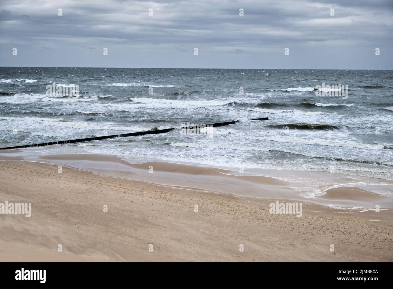 Wave protection poles hi-res stock photography and images - Alamy