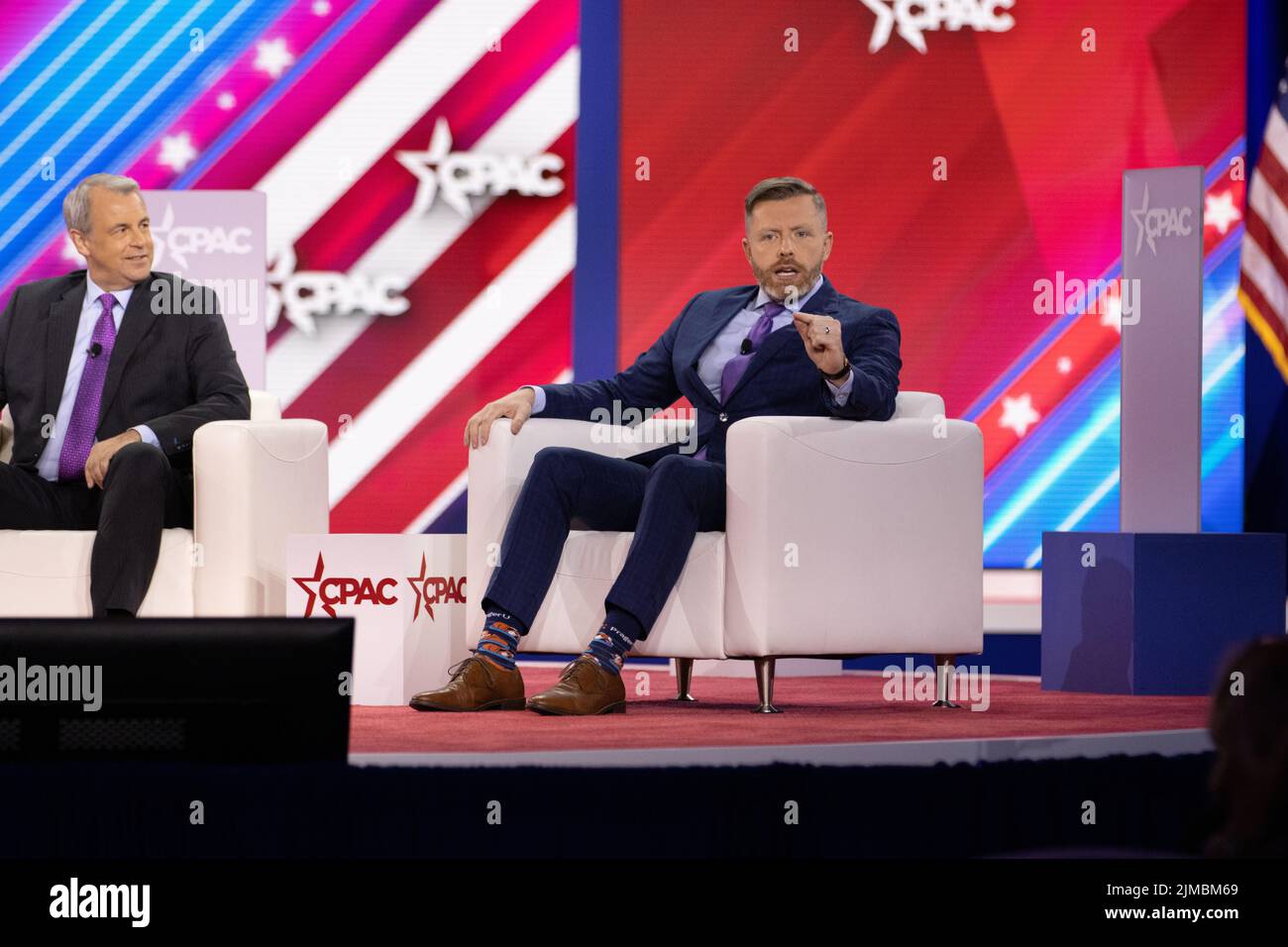 Dallas, USA. 05 Aug 2022. Larry O'Connor, Lynne Patton, Kurt Schlichter ...