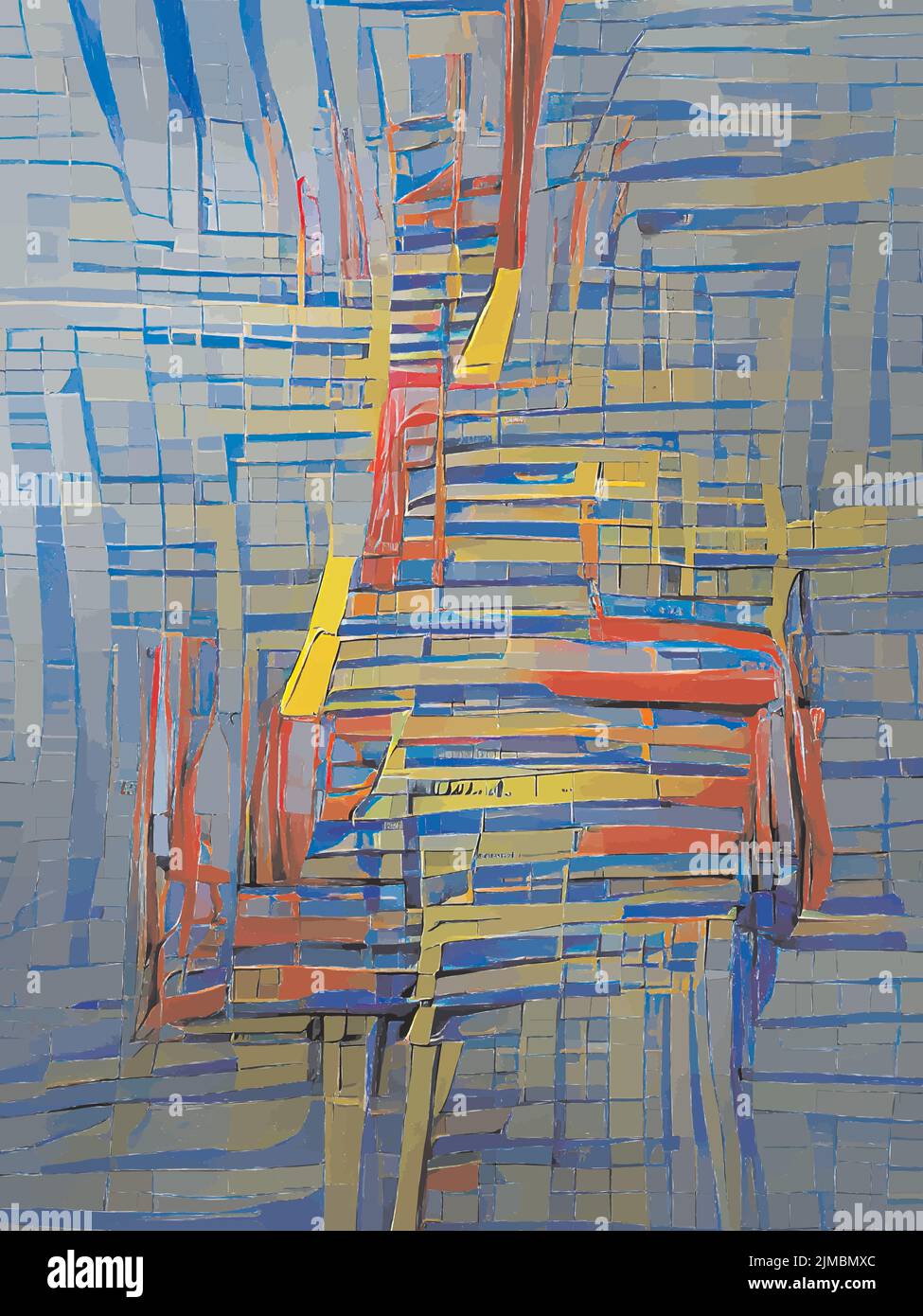 painting in different coloured lines Stock Vector Image & Art - Alamy