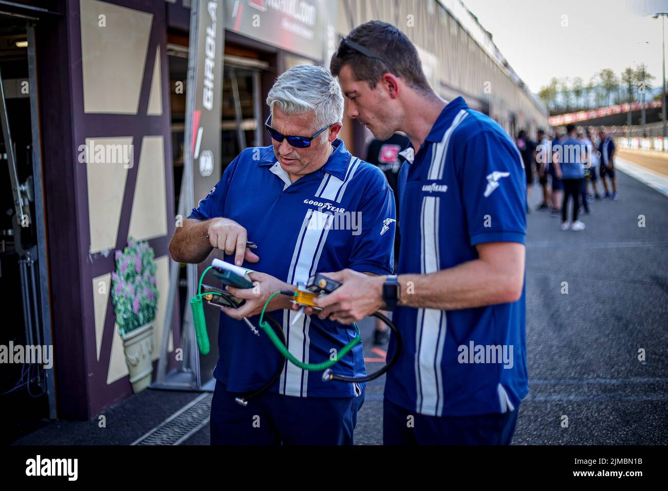 GOOD YEAR engineers during the WTCR - Race of Alsace Grand Est 2022 ...