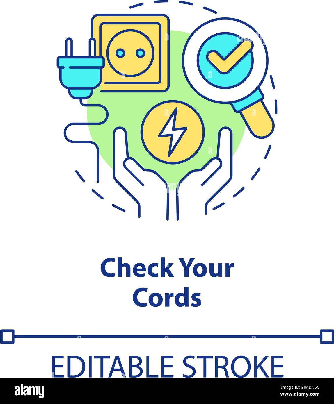 Check power consumption Stock Vector Images - Alamy