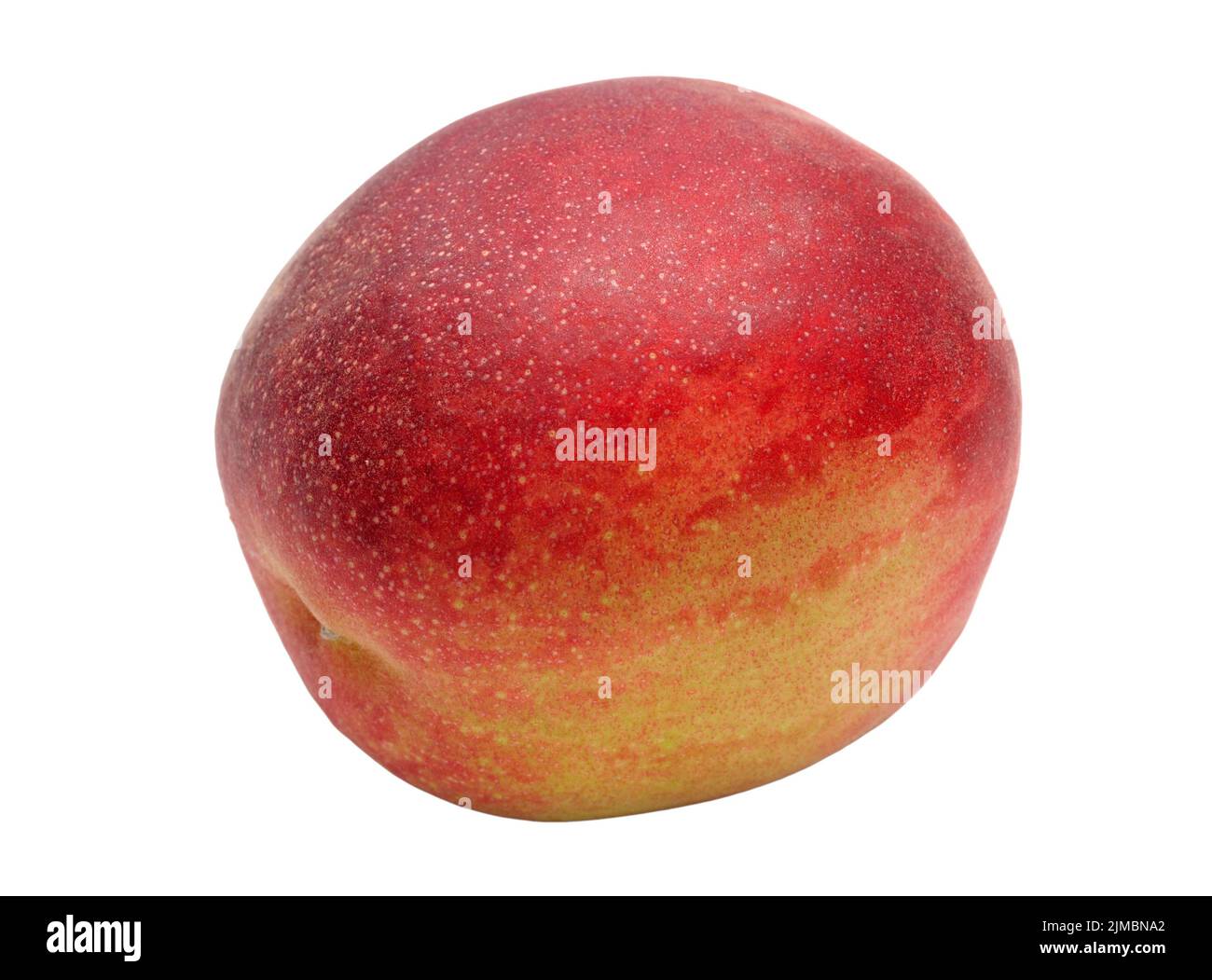 Red ripe sweet juicy delicious peach, isolated on white background ...