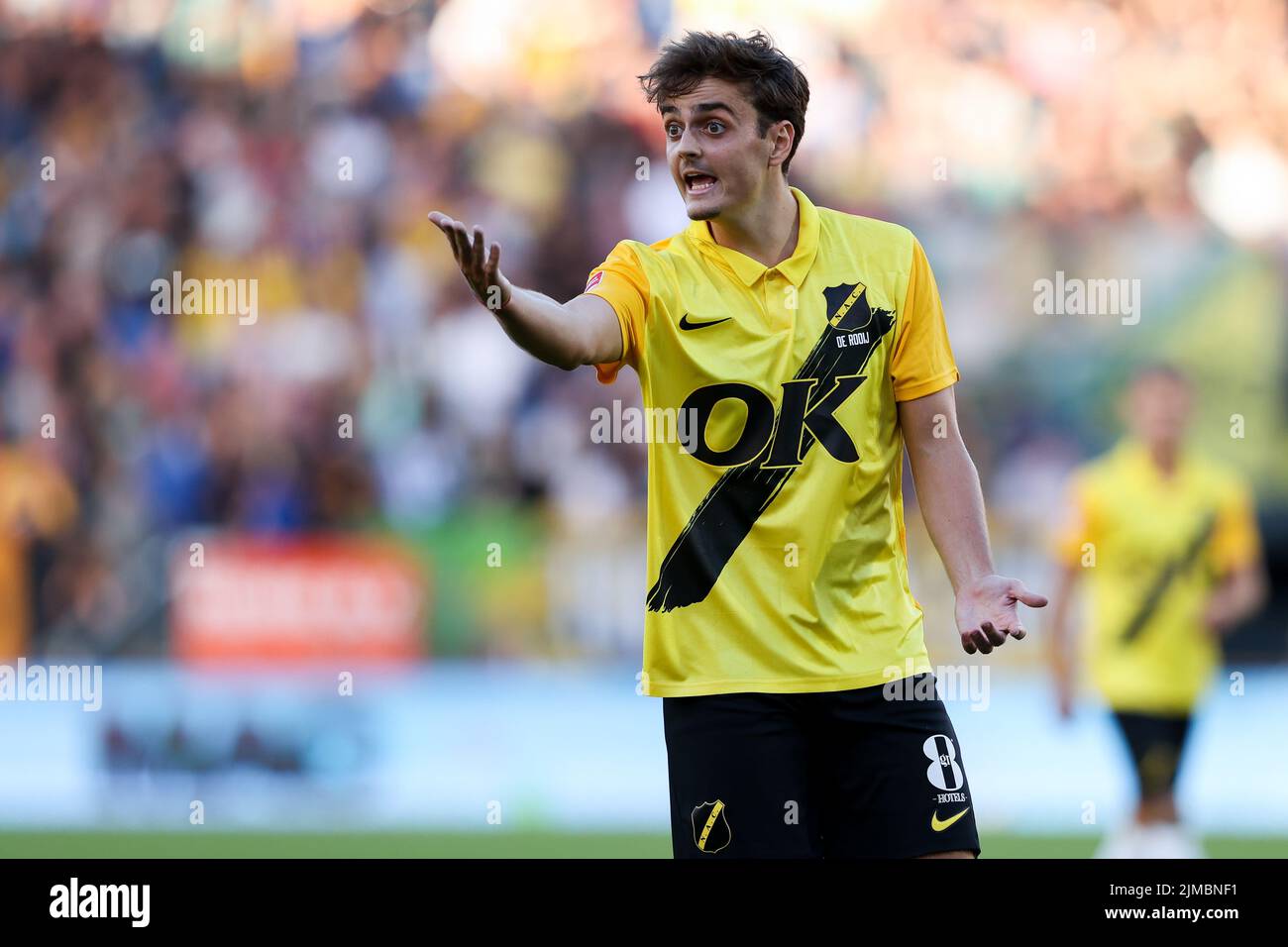 BREDA, NETHERLANDS - AUGUST 5: Kaj de Rooij of NAC during the Dutch ...
