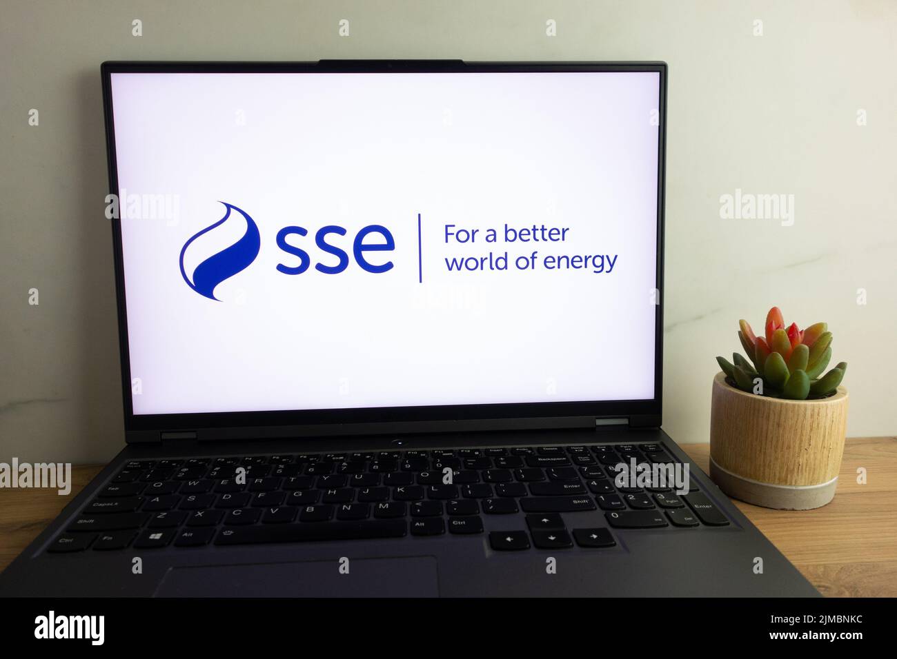KONSKIE, POLAND - August 04, 2022: SSE plc (formerly Scottish and ...
