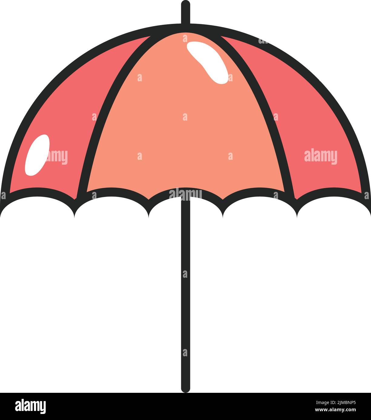umbrella cartoon icon Stock Vector Image & Art - Alamy