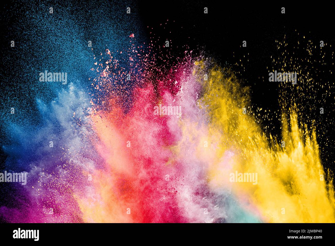 Color Holi Festival. Colorful explosion for Happy Holi powder. Color ...