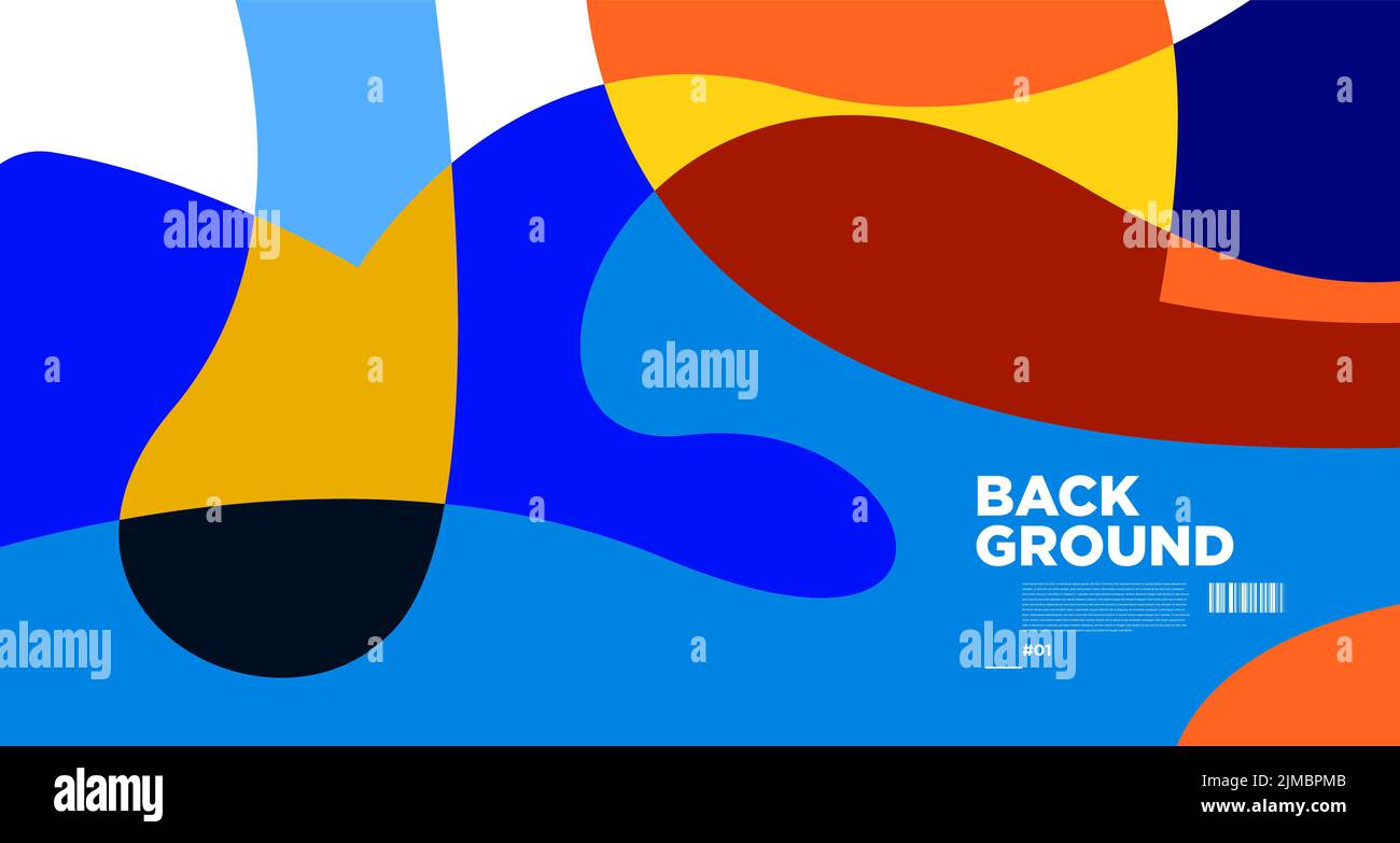 An abstract colorful background with dynamic effect of wave shapes ...