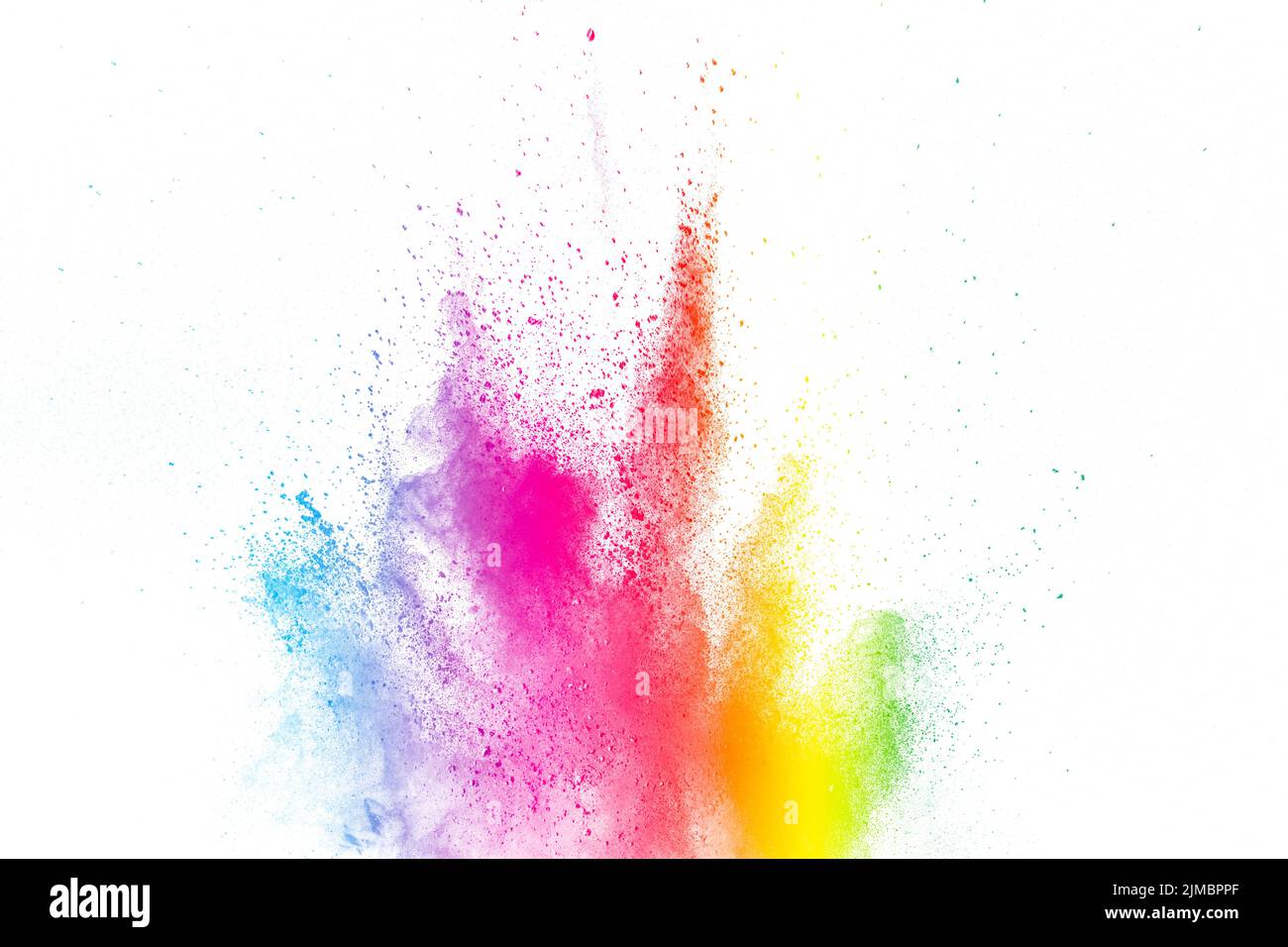 Colorful explosion for Happy Holi powder.Abstract background of color ...