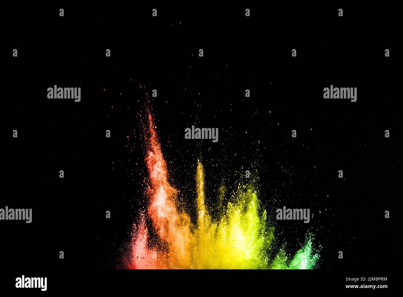 Colorful explosion for Happy Holi powder.Abstract background of color ...