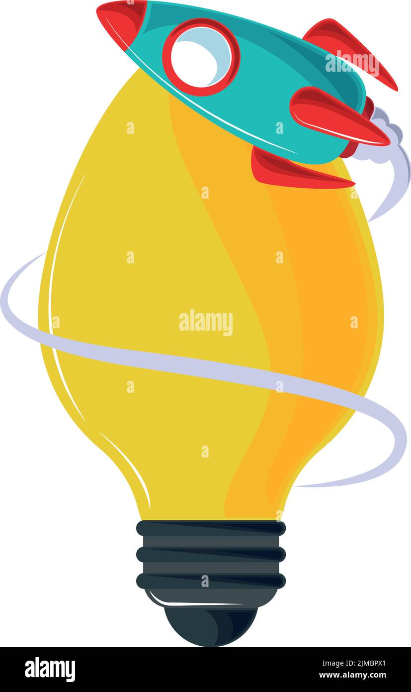 light bulb startup Stock Vector Image & Art - Alamy