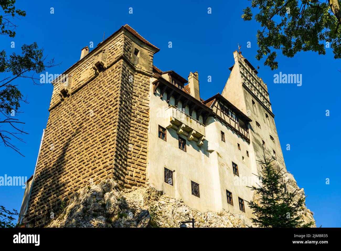 Legendary Bran Castle - Dracula Castle of Transylvania Stock Photo - Alamy
