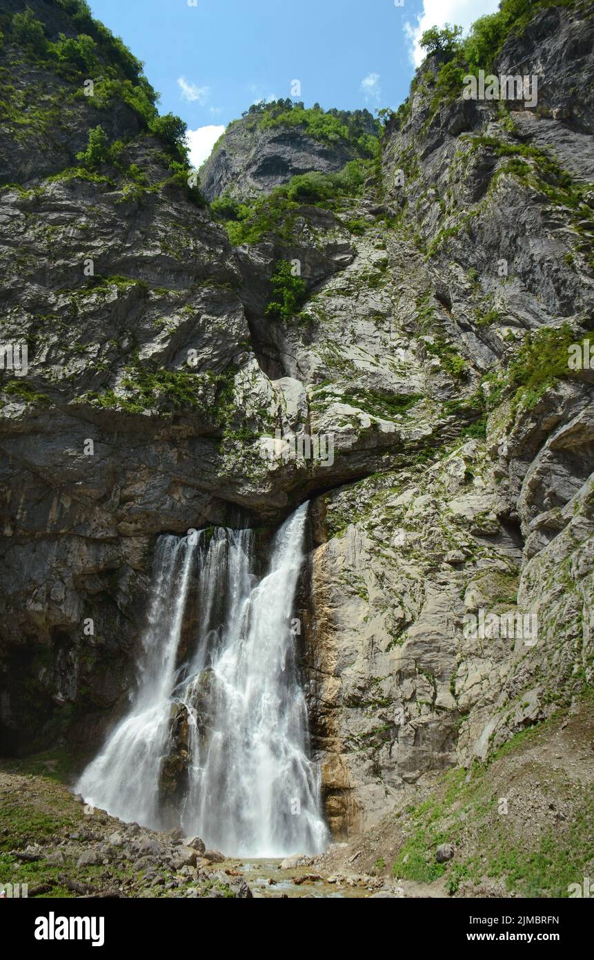 The Gega waterfall Stock Photo - Alamy