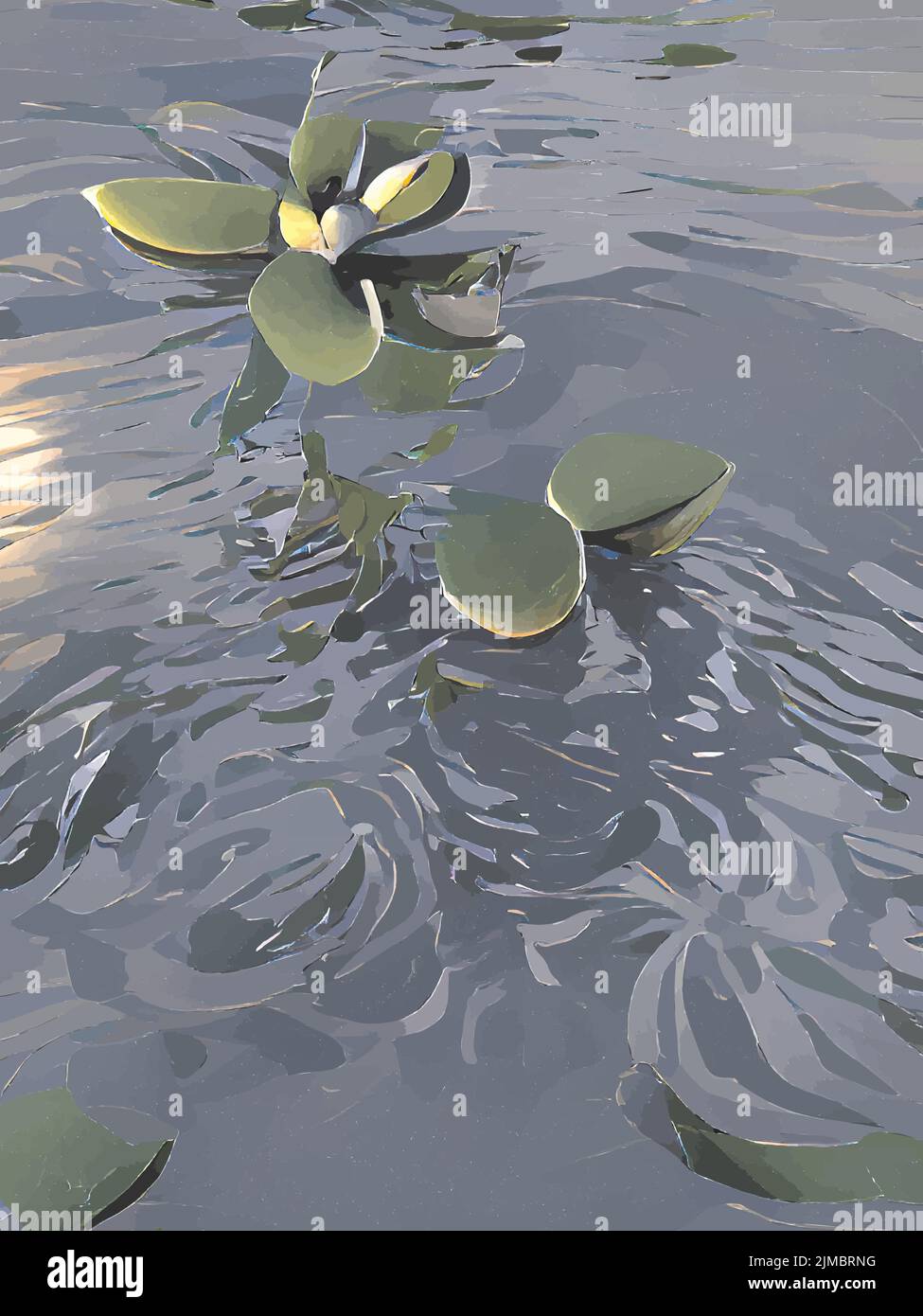 blue flowers in front of blue background Stock Vector Image & Art - Alamy