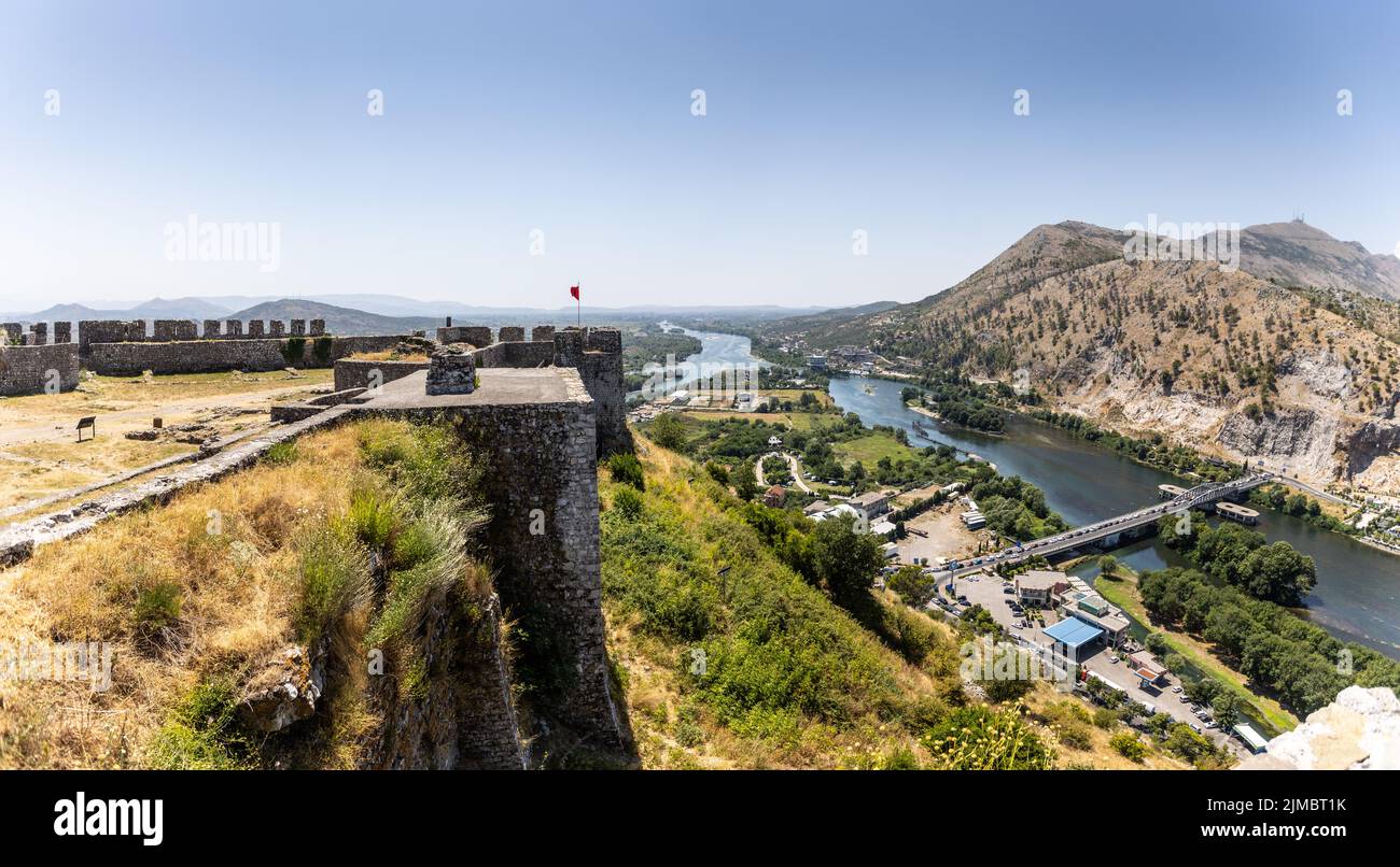 Rozafa Castle, Shkoder, Albania Stock Photo - Alamy